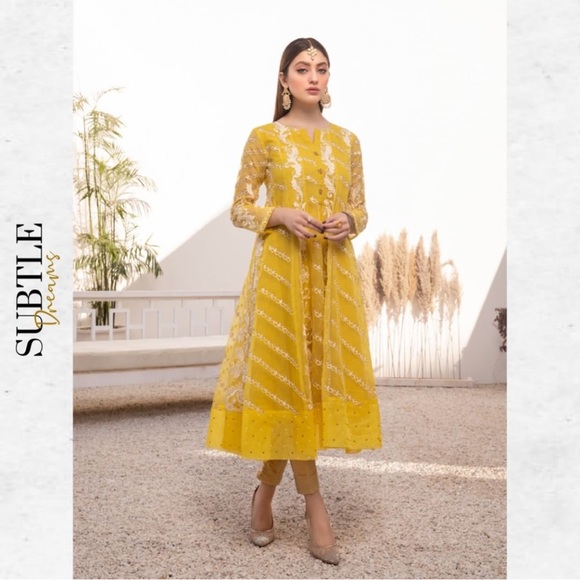 azure | Dresses | Azure Pakistani Designer Frock | Poshmark
